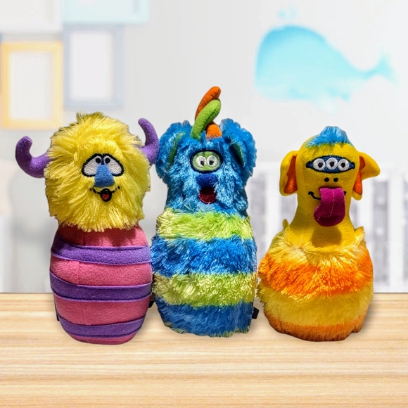 Melissa & Doug | Toys | Melissa Doug Monster Bowling Plush Pins Stuffed ...